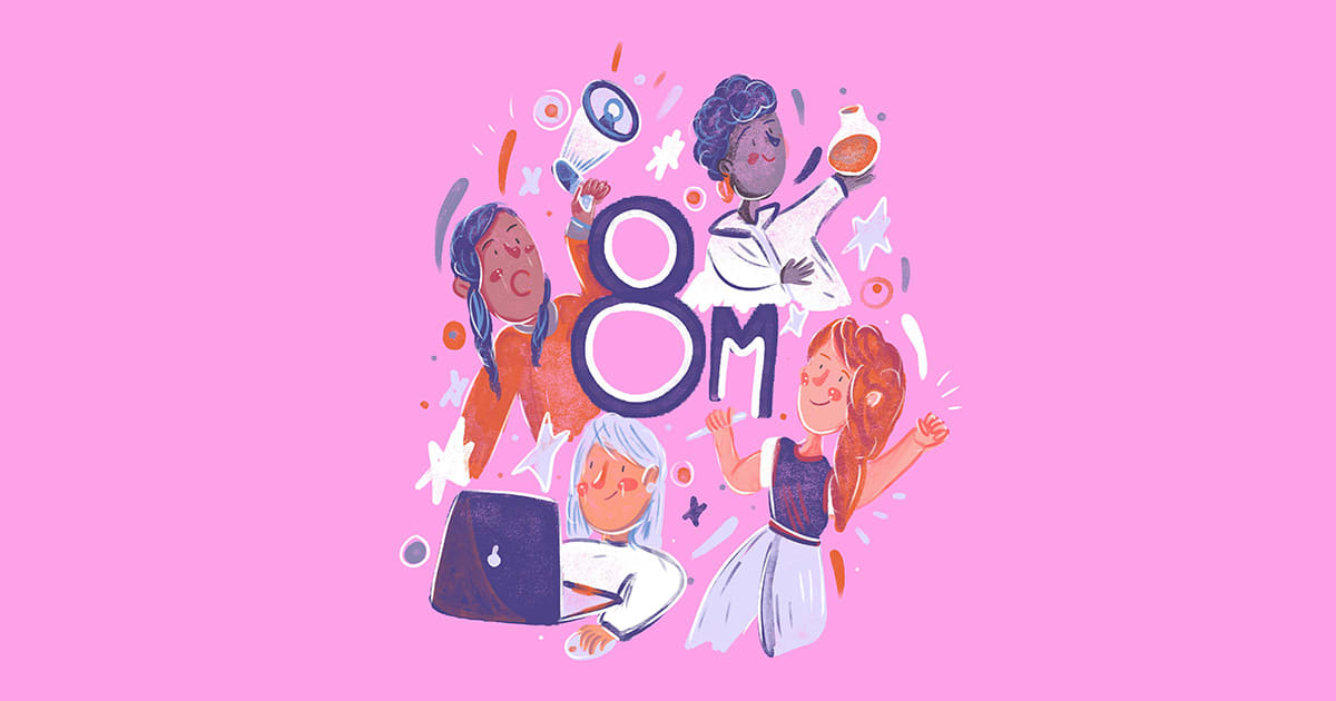 8 proyectos para conmemorar el 8M | Domestika