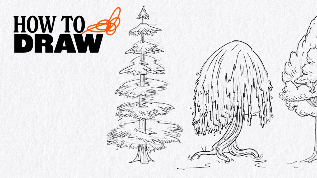 How to Draw Trees (+Free Download) | Domestika