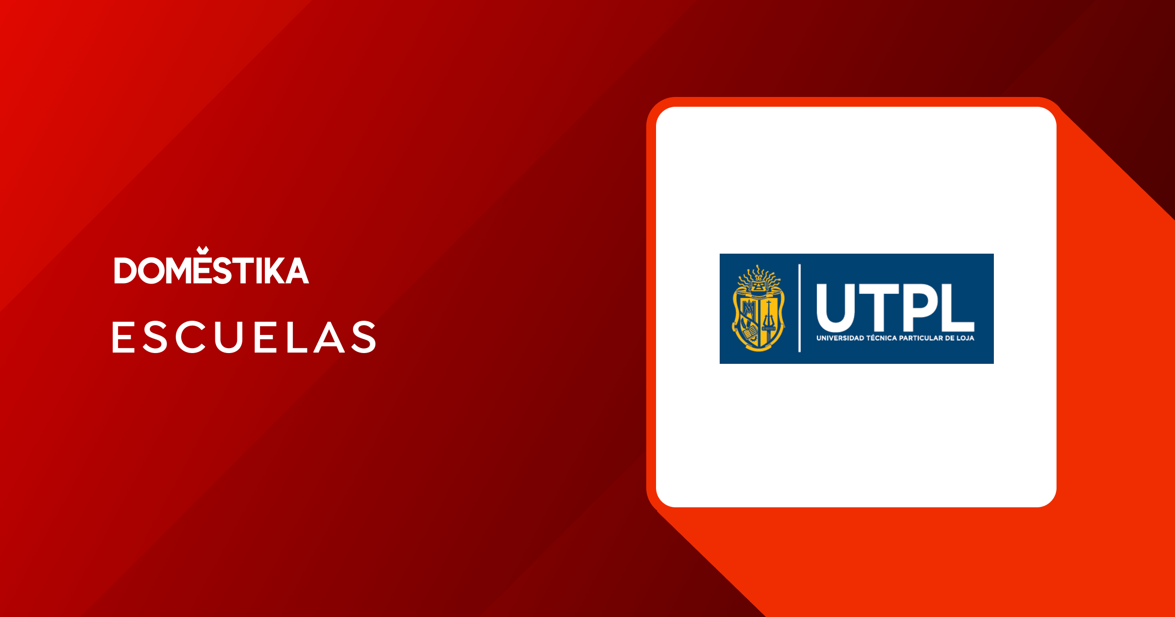 UTPL Universidad Técnica Particular de Loja | Domestika